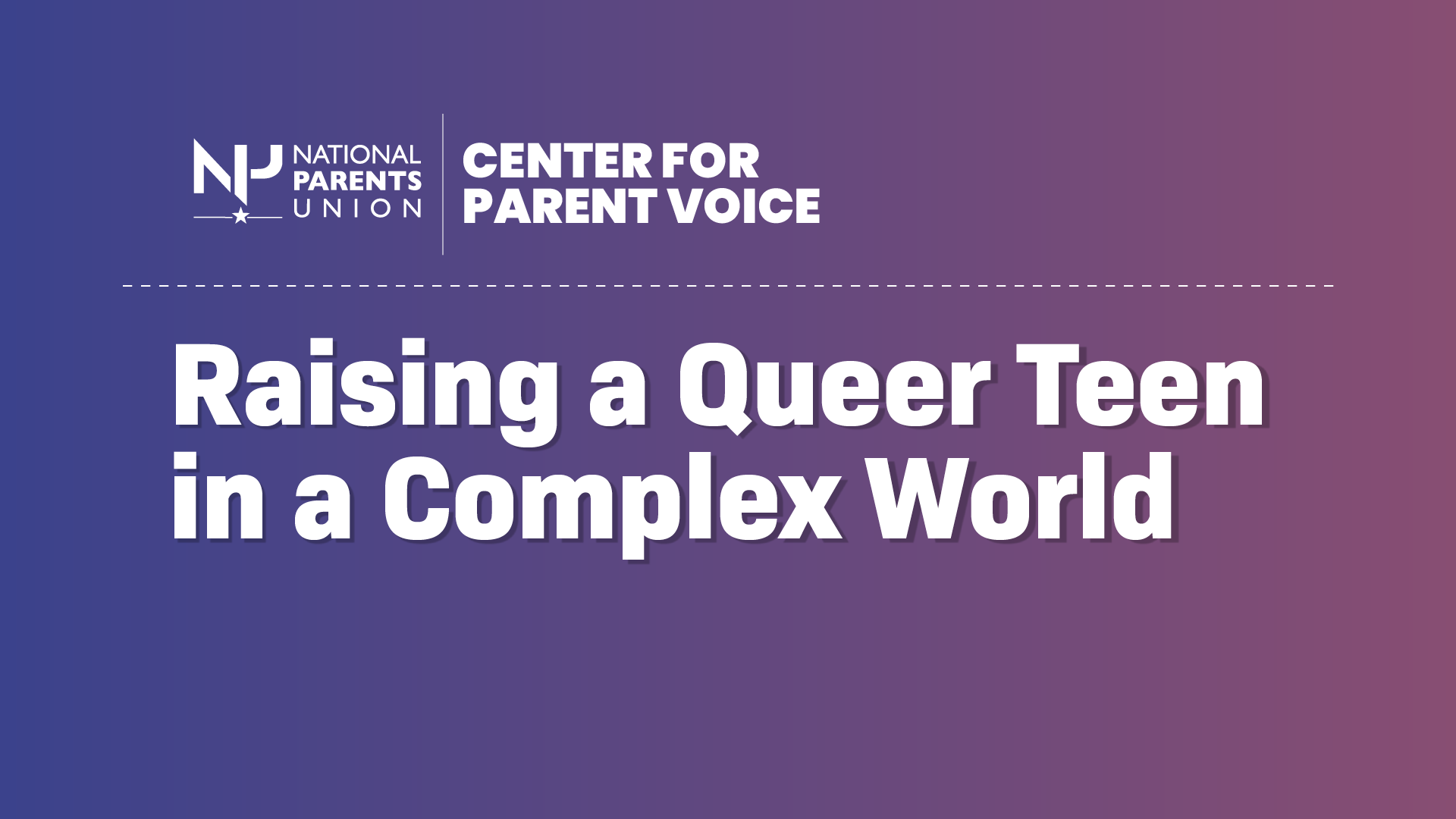 The Voice Box — Raising a Queer Teen in a Complex World - National ...